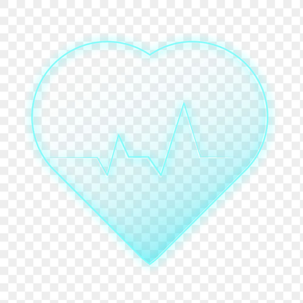 Blue heart pulse icon png | Free Icons Sticker - rawpixel