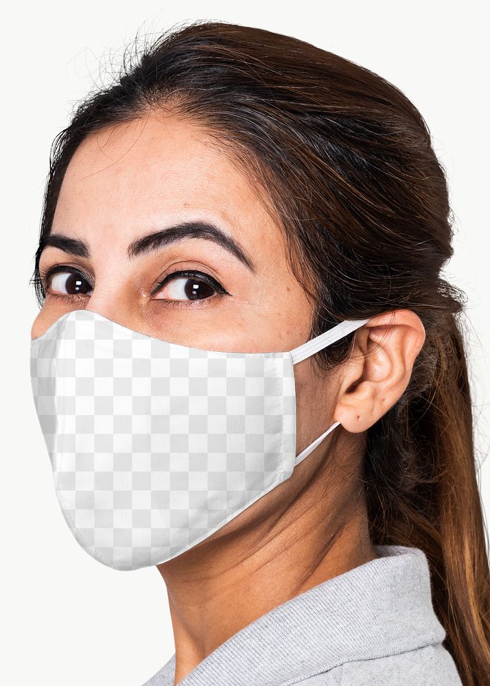 Png face mask mockup transparent | Free PNG - rawpixel