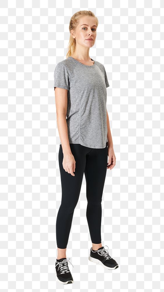 Women's leggings and sports bra | Free PNG Sticker - rawpixel