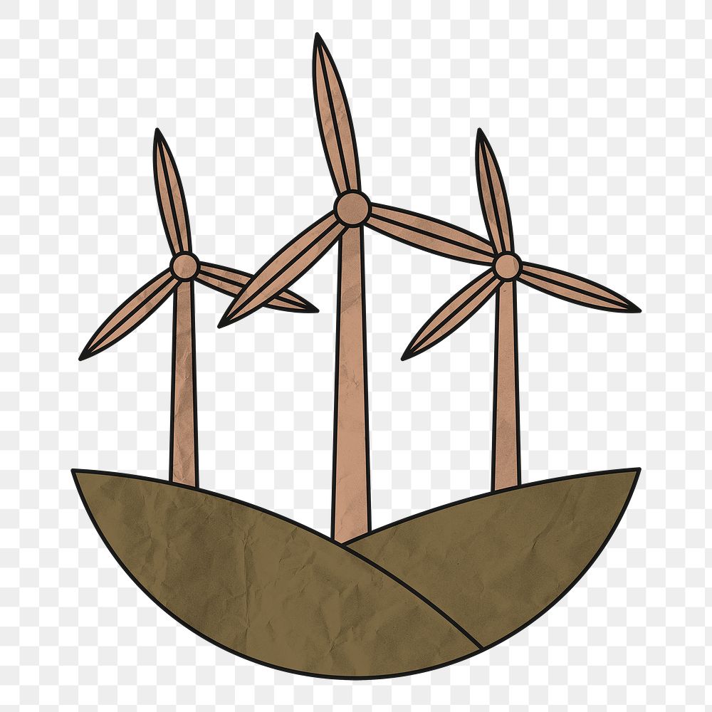 Png wind turbine sticker environment | Free PNG Sticker - rawpixel