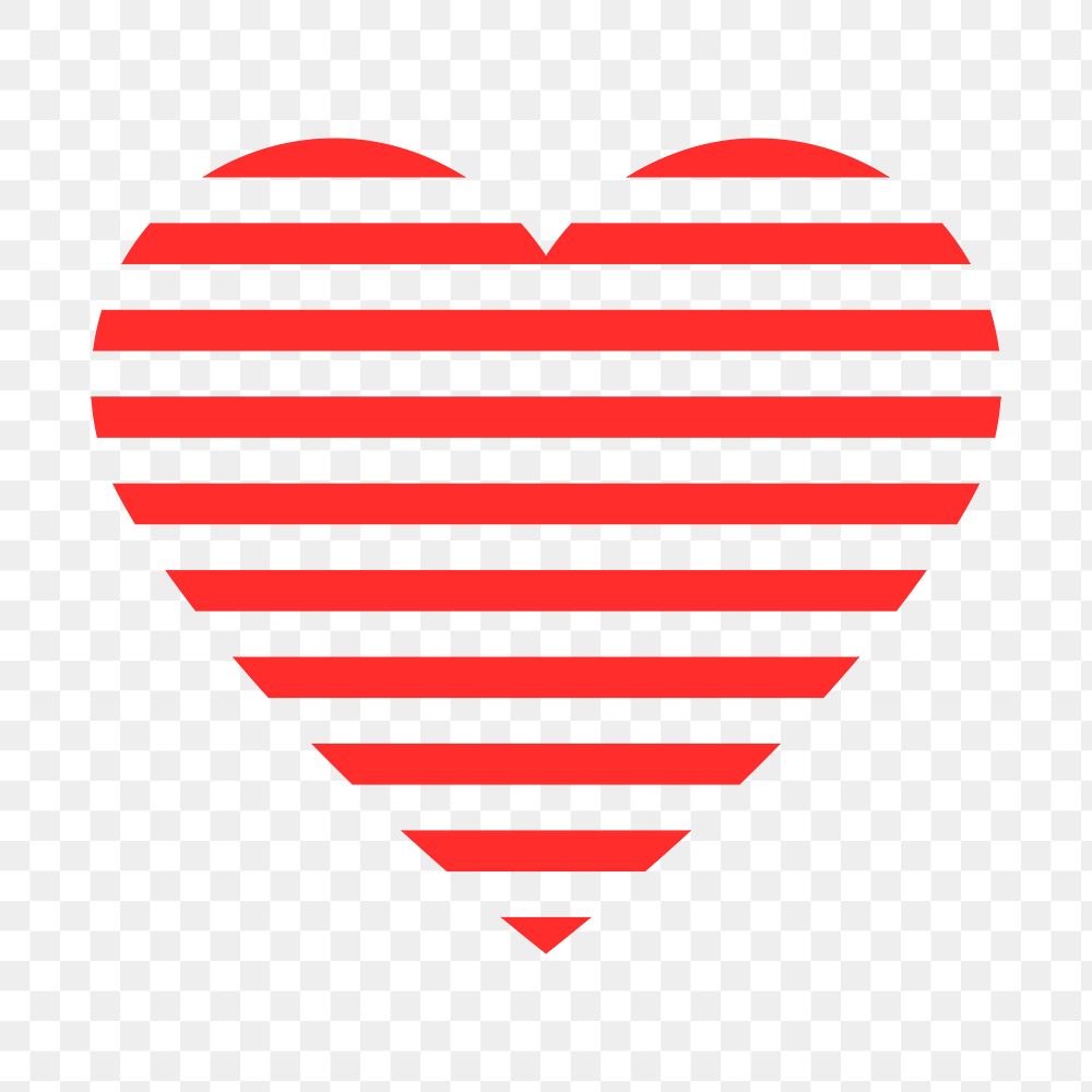 Cute heart PNG sticker, red | Free Icons Sticker - rawpixel