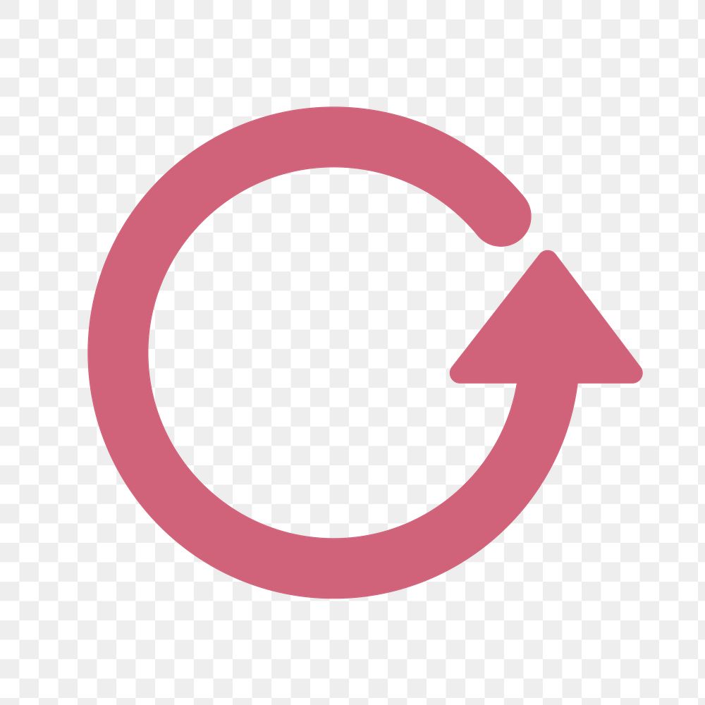 Circle arrow png icon, pink | Free Icons Sticker - rawpixel