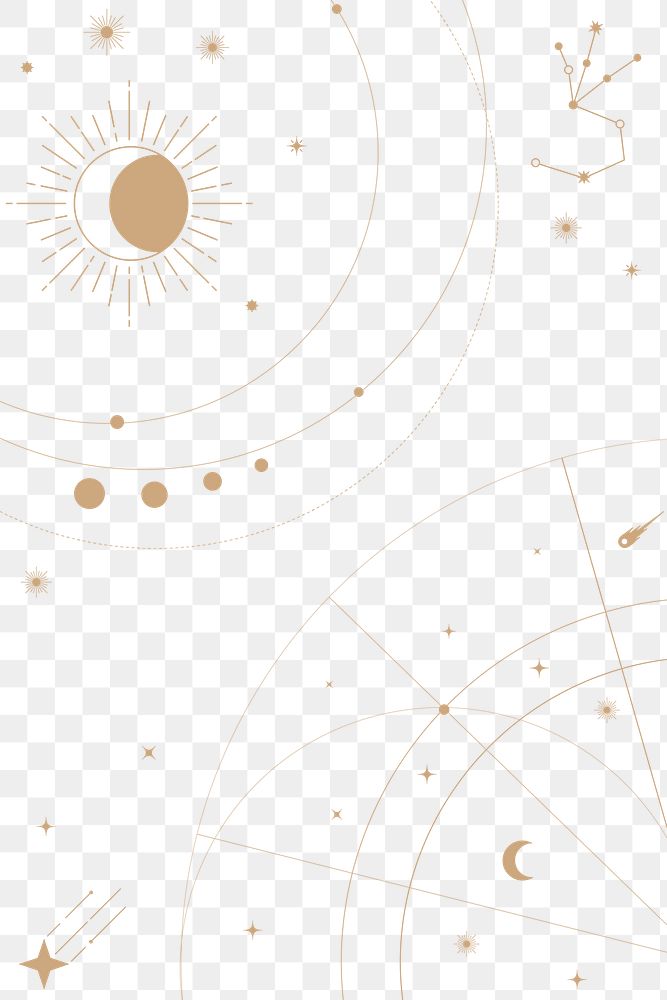 Space png clipart, aesthetic celestial | Premium PNG - rawpixel