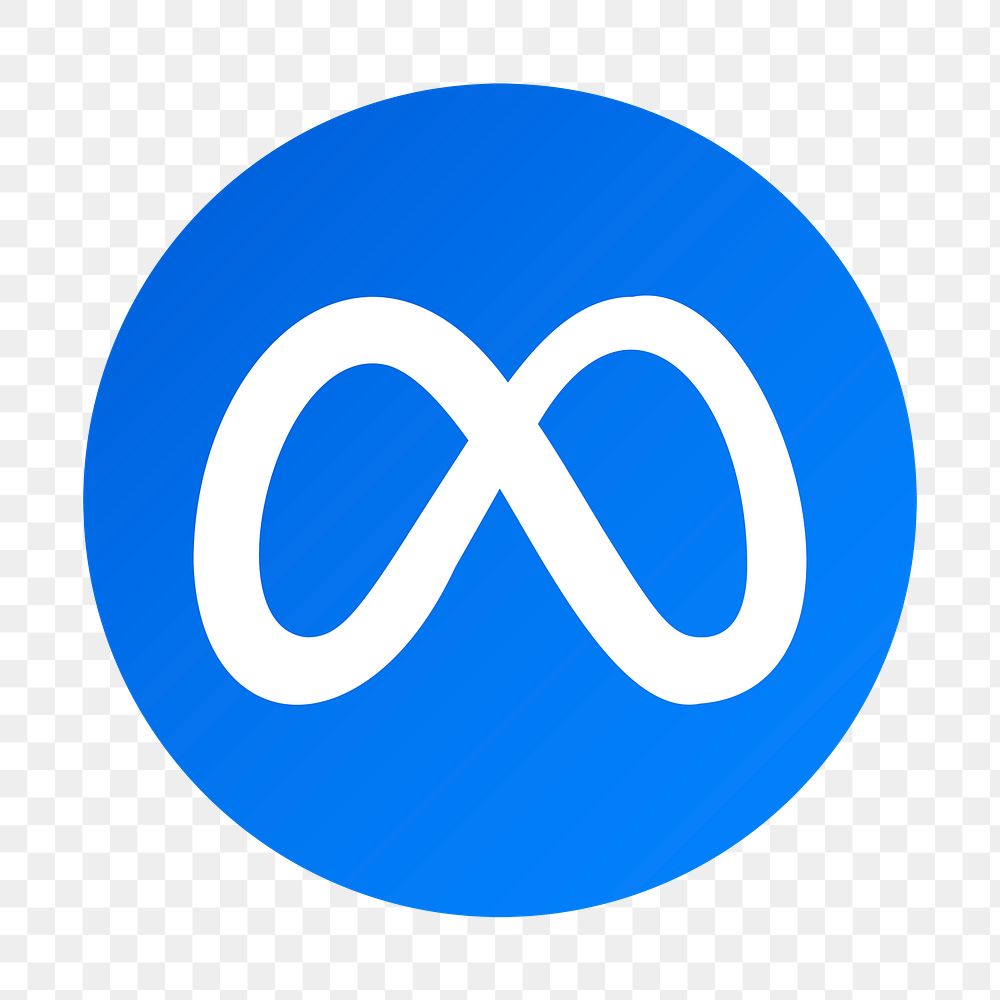 Meta icon for social media, | Free Icons Sticker - rawpixel