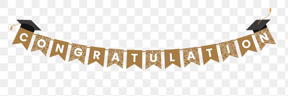 Png congratulations party flag sticker, | Premium PNG - rawpixel