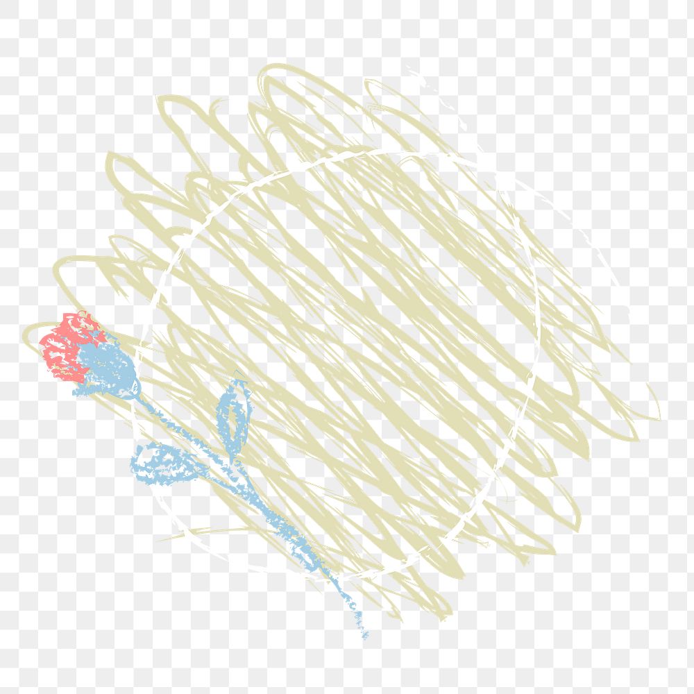 Colorful png scribble drawing sticker, | Free PNG Sticker - rawpixel