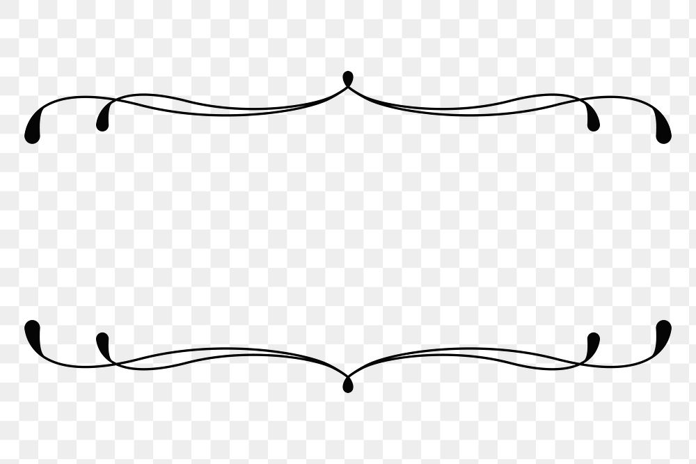 Vintage line frame transparent png | Premium PNG - rawpixel