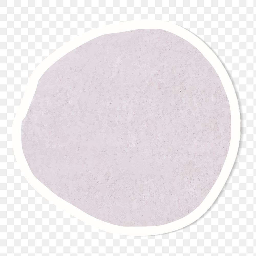 Pastel purple round badge sticker | Free PNG Sticker - rawpixel