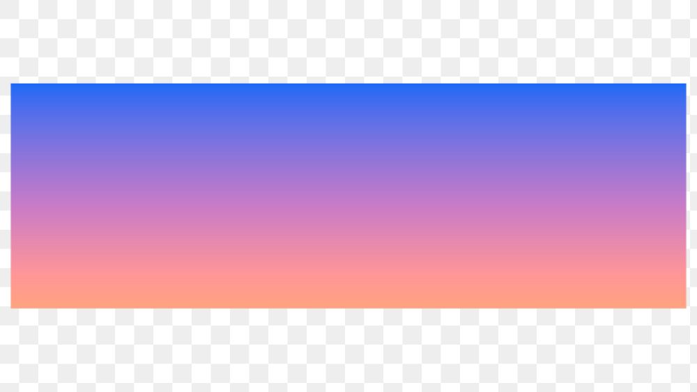 Colorful rectangle gradient element | Free PNG Sticker - rawpixel