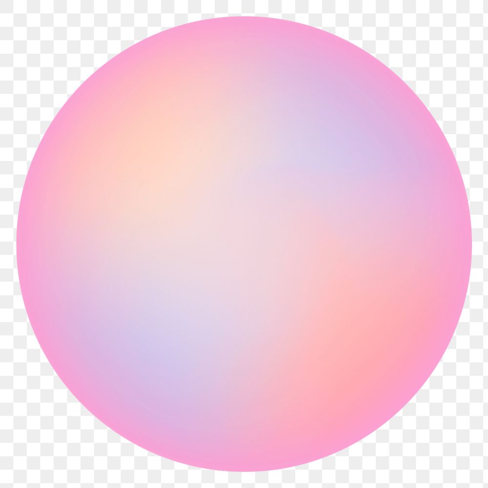 Colorful round gradient element transparent | Premium PNG Sticker ...