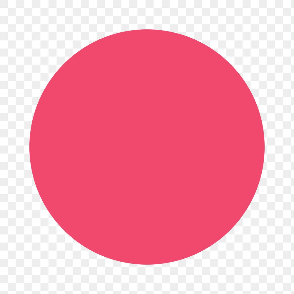 Pink round geometric shape transparent | Free PNG Sticker - rawpixel