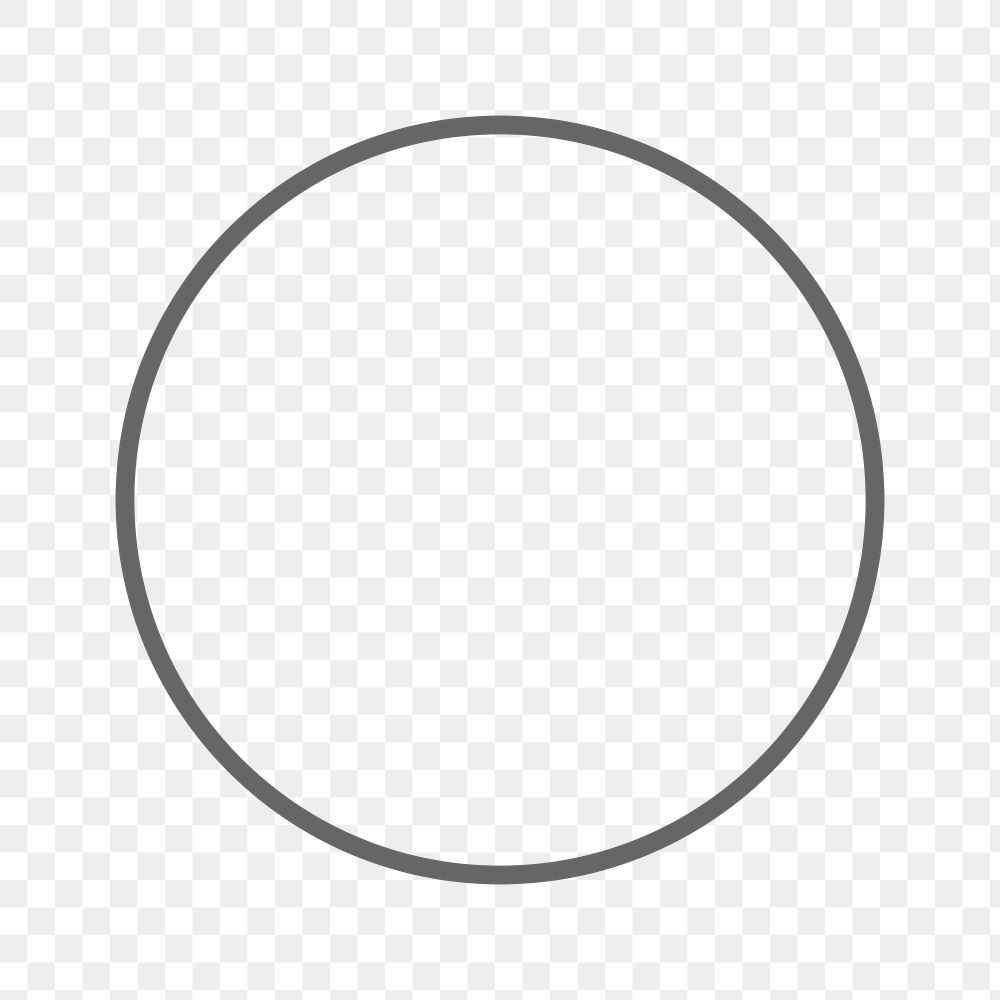 Stroke round geometric shape transparent | Premium PNG - rawpixel