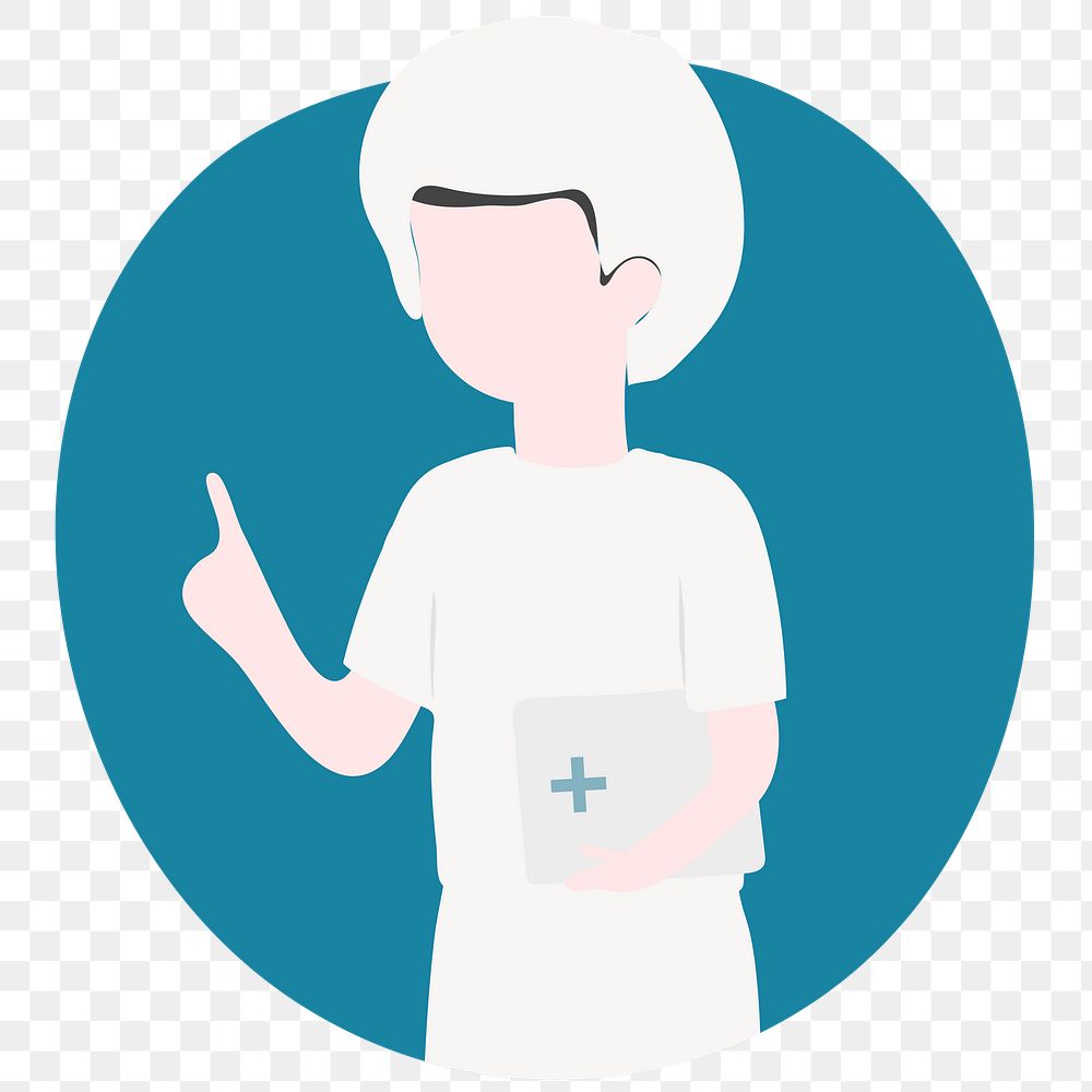 Doctor, medical healthcare pfrofessional character | Free PNG Sticker ...