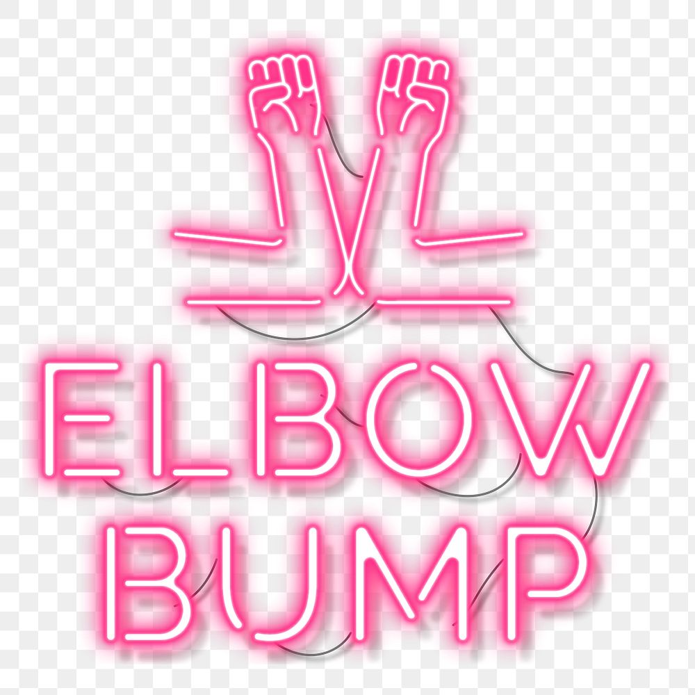 People doing the elbow bump | Free PNG Sticker - rawpixel
