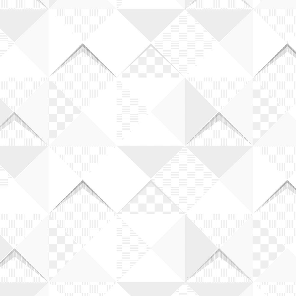 White geometric triangle patterned background | Free PNG - rawpixel
