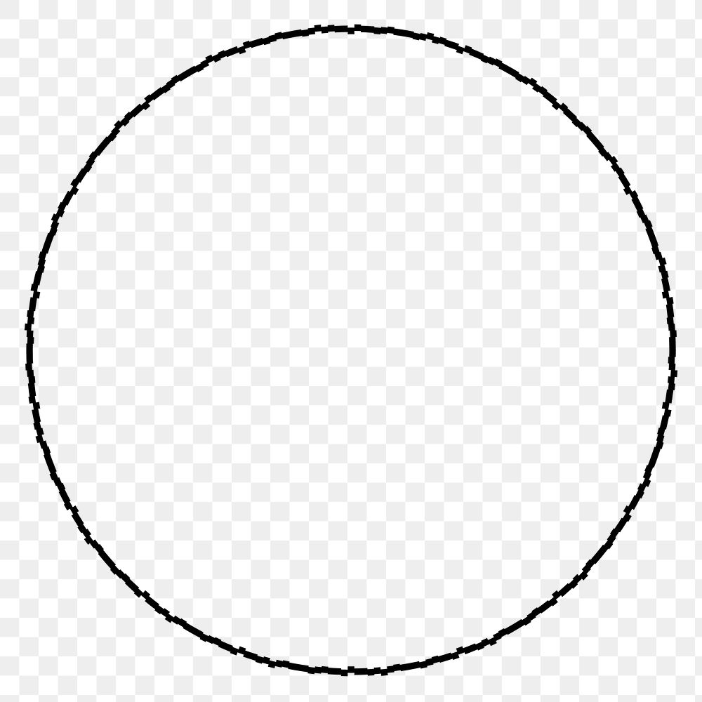 Distorted round shape design element | Free PNG Sticker - rawpixel