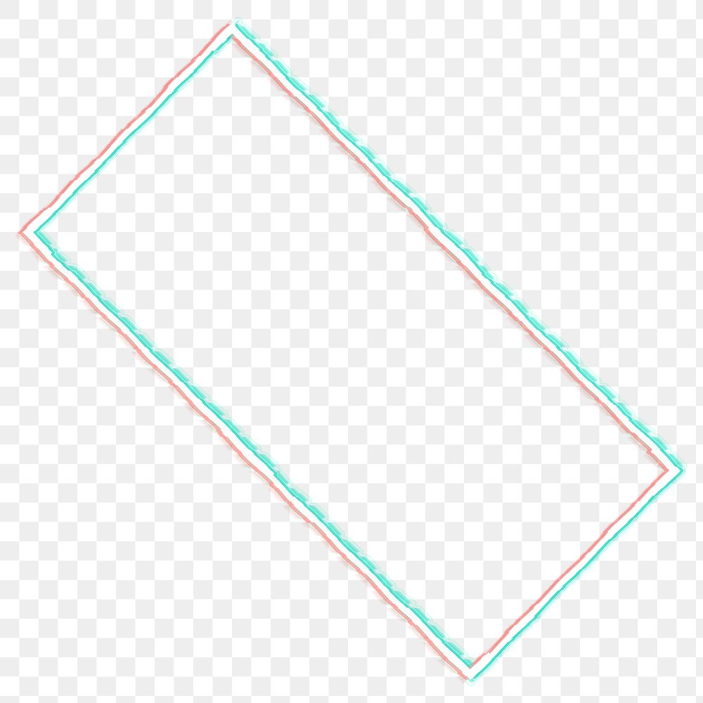 Geometric rectangle shape design element | Free PNG Sticker - rawpixel