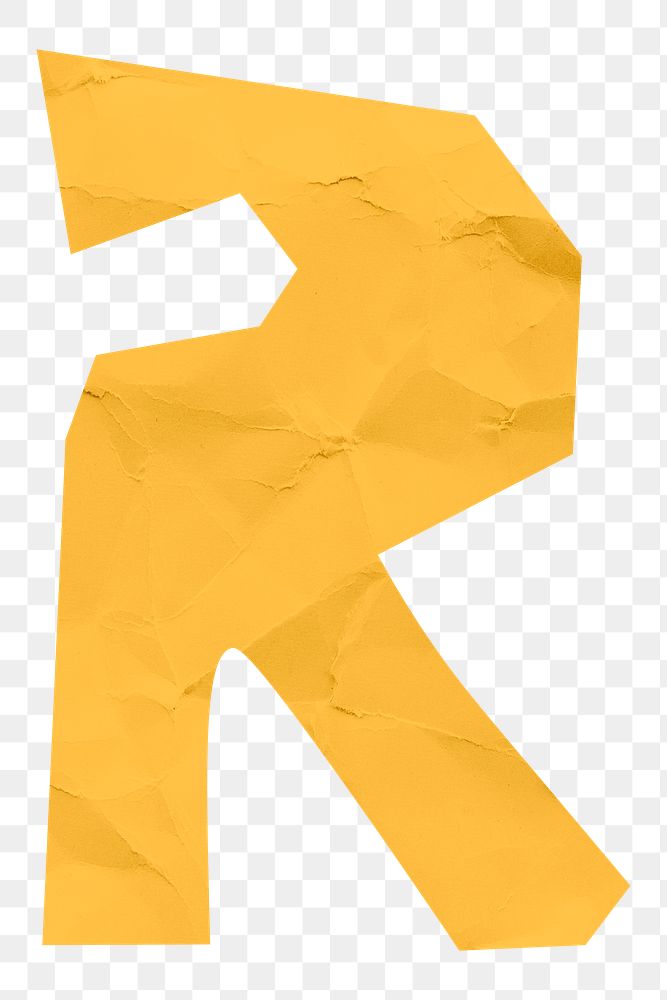 Png R letter paper cut | Free PNG Sticker - rawpixel