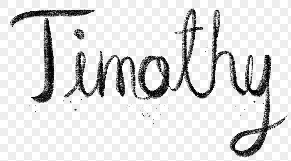 Hand drawn Timothy font png | Free PNG - rawpixel