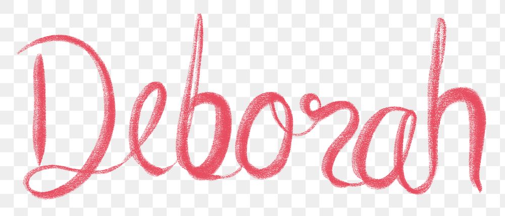 Deborah png script calligraphy font | Free PNG - rawpixel