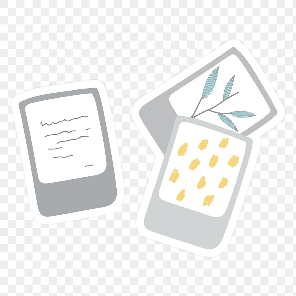 Card design collection transparent png | Free PNG Sticker - rawpixel
