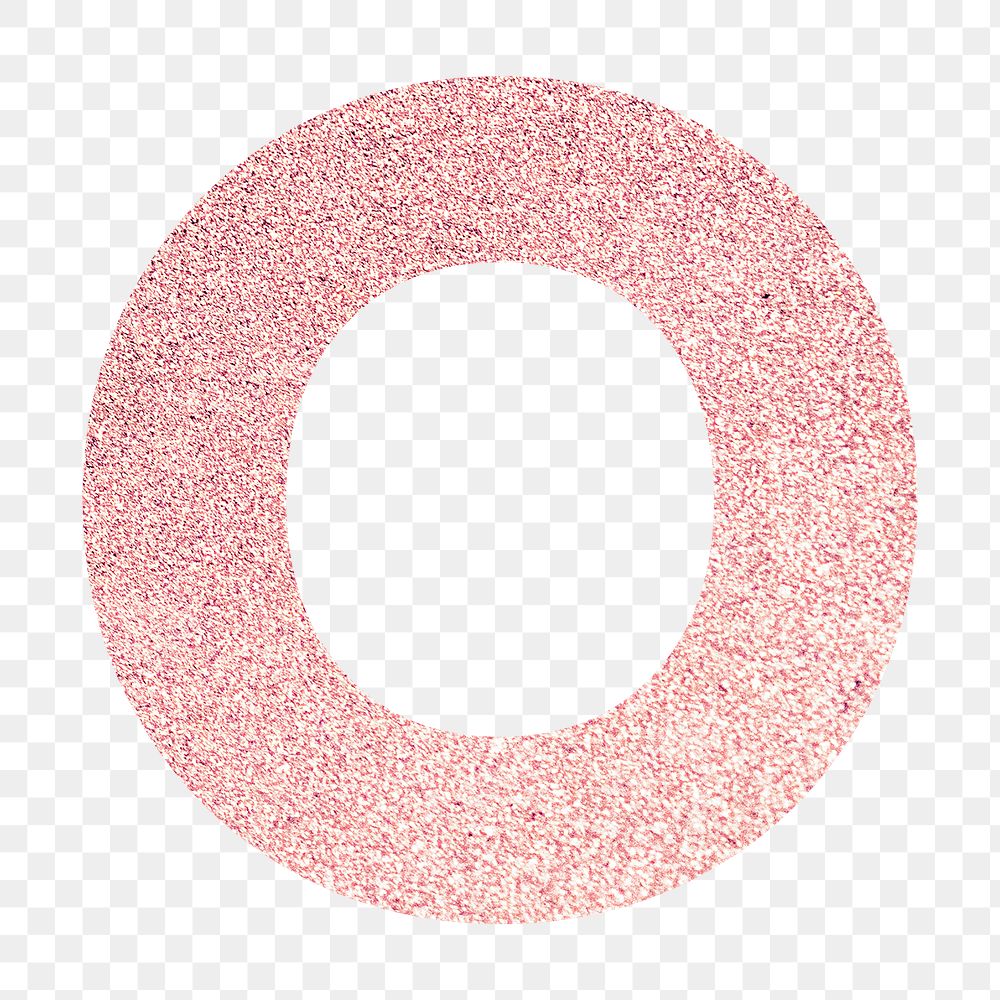 Glitter capital letter O sticker | Free PNG Sticker - rawpixel