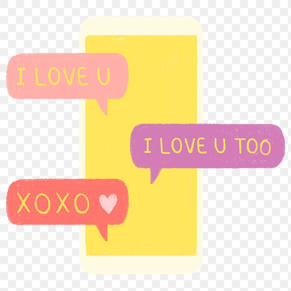 Love message transparent png | Free PNG Sticker - rawpixel