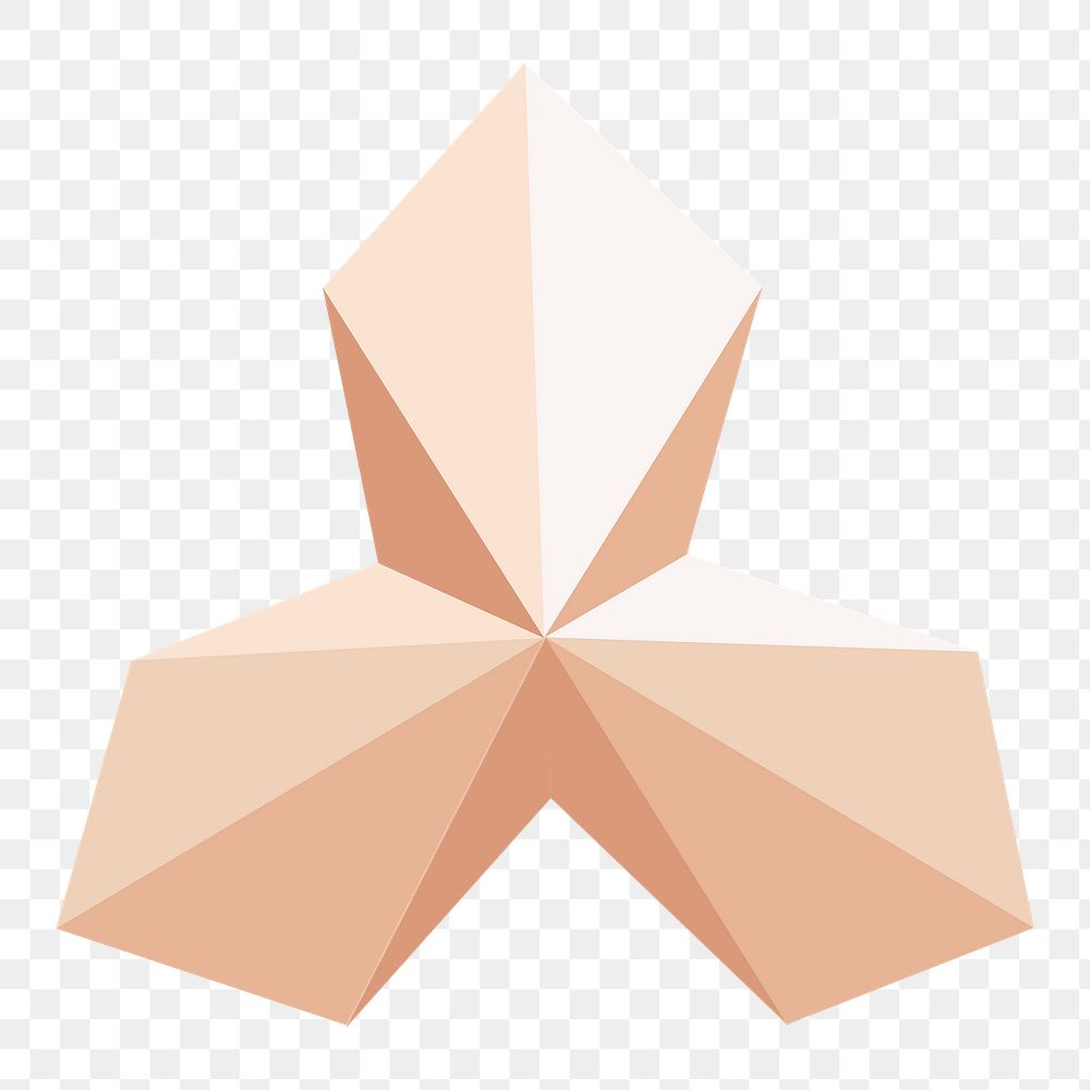 3D kite geometric shape png | Free PNG Sticker - rawpixel