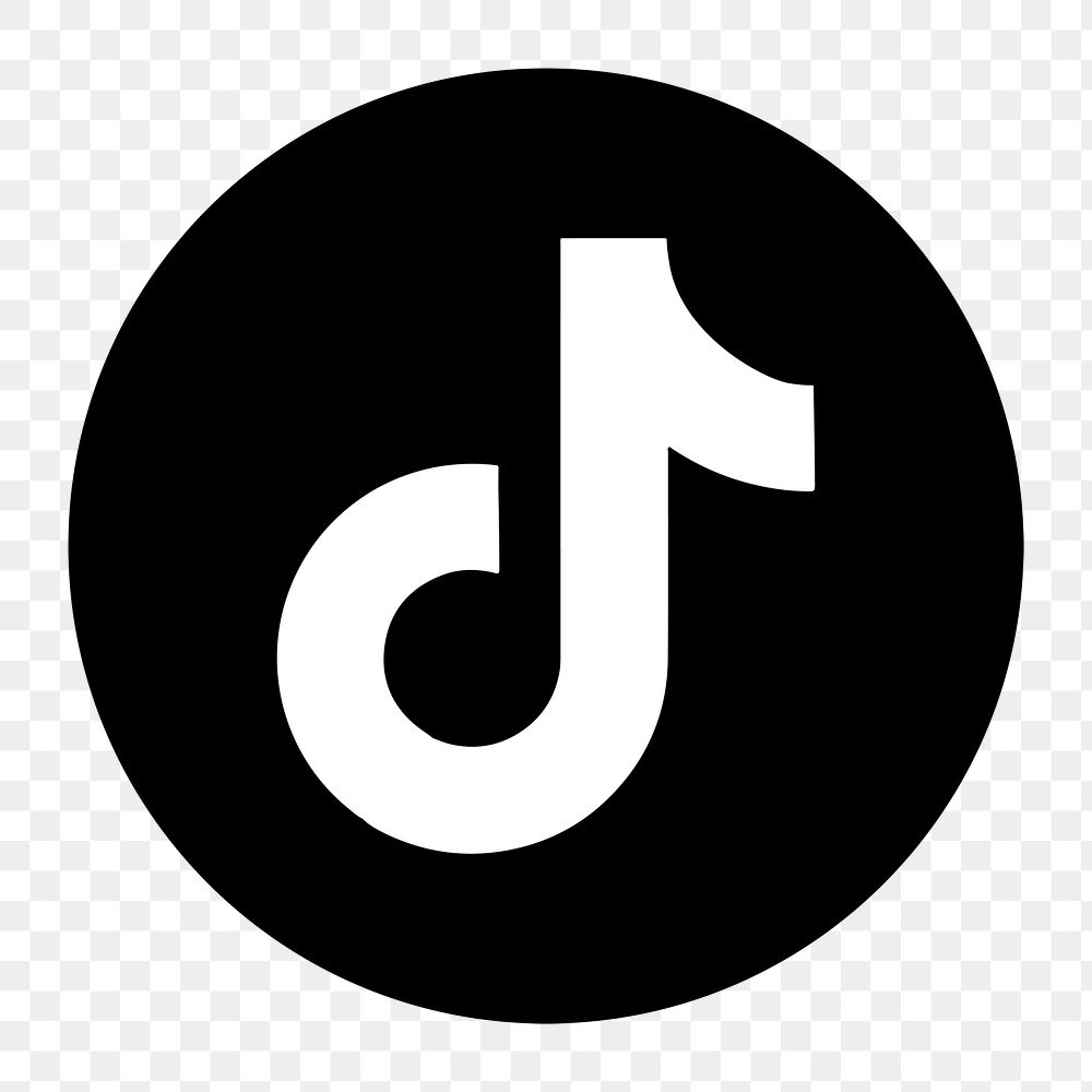 TikTok flat graphic icon for social | Free Icons Sticker - rawpixel