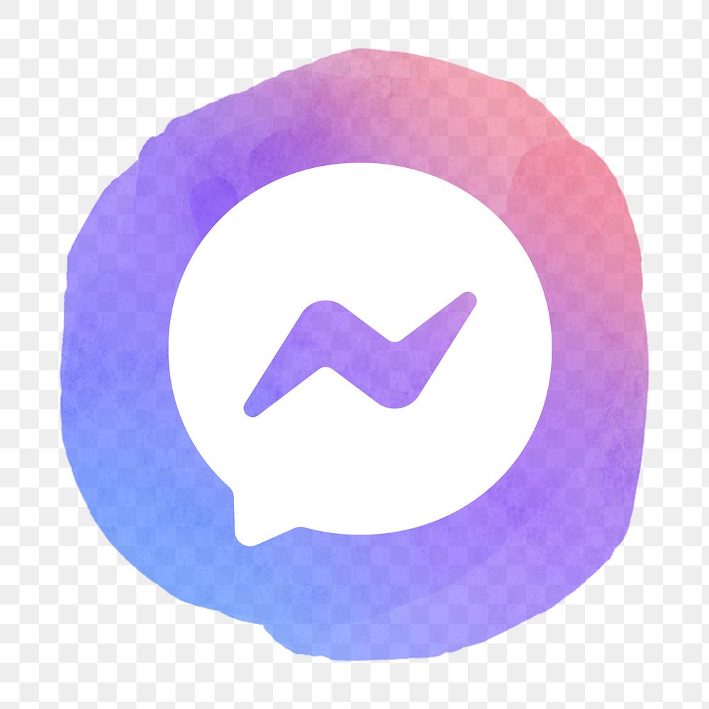 Facebook Messenger app icon png | Free Icons Sticker - rawpixel