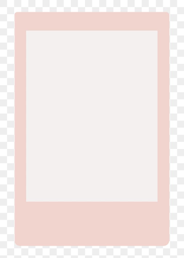 Pastel pink instant photo frame | Premium PNG - rawpixel