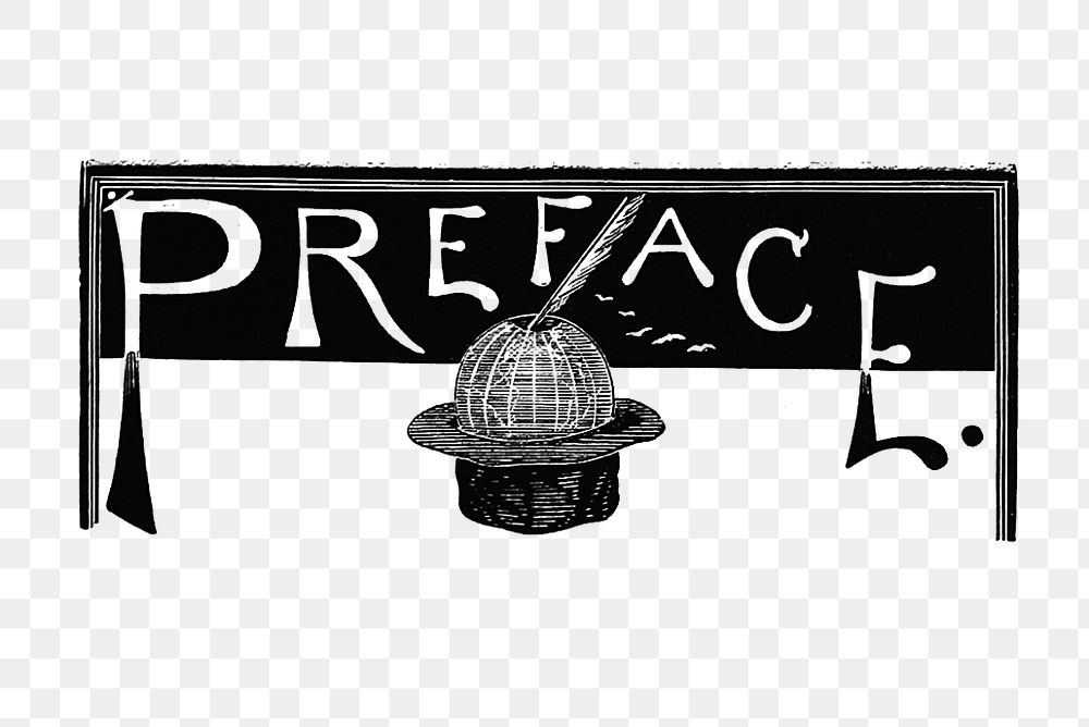 Preface sign illustration | Free PNG Sticker - rawpixel