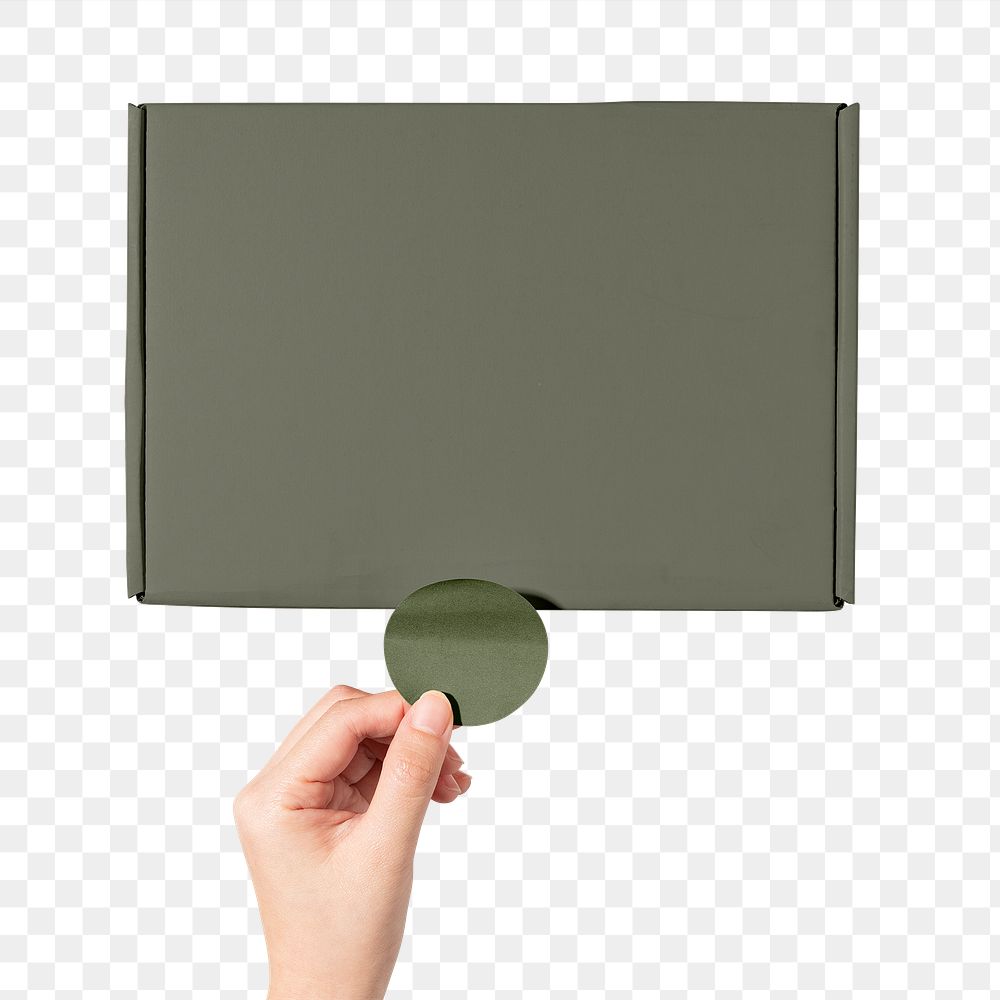 Parcel box png, packaging sticker, | Premium PNG Sticker - rawpixel