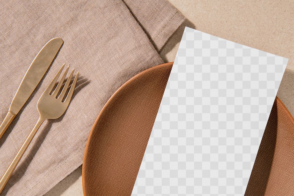 Menu card png mockup, restaurant | Premium PNG Mockup - rawpixel