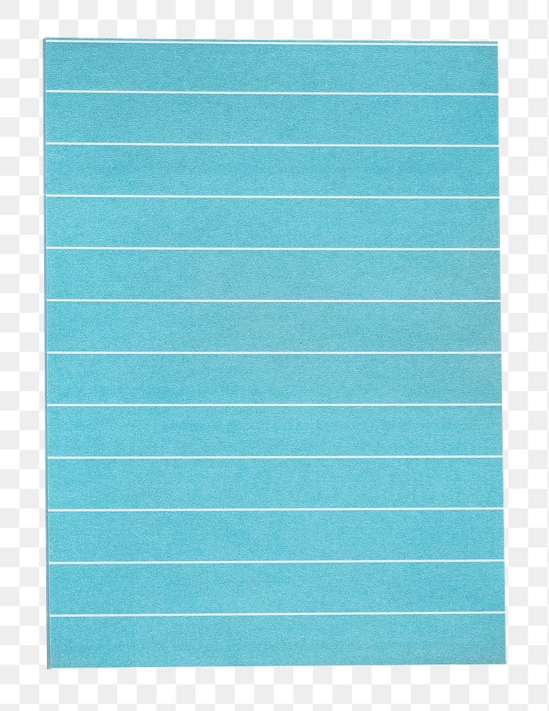 Blue lined paper note design | Free PNG Sticker - rawpixel