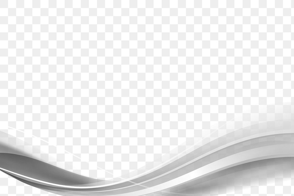 Gray curve frame template design element | Free stock illustration ...