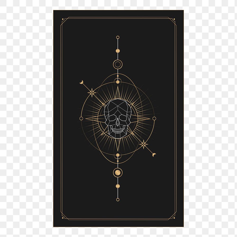 Tarot card png sticker on transparent | Premium PNG - rawpixel