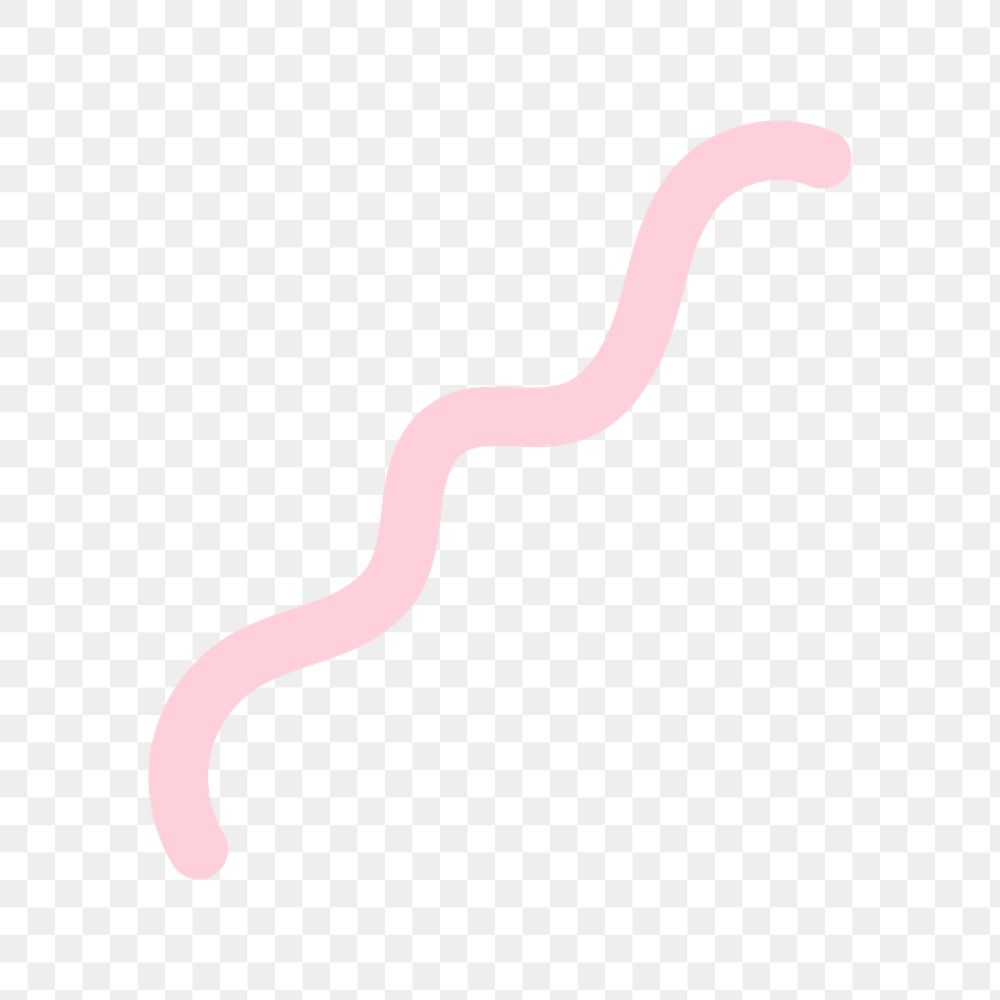 Squiggle line png sticker on transparent | Free PNG - rawpixel