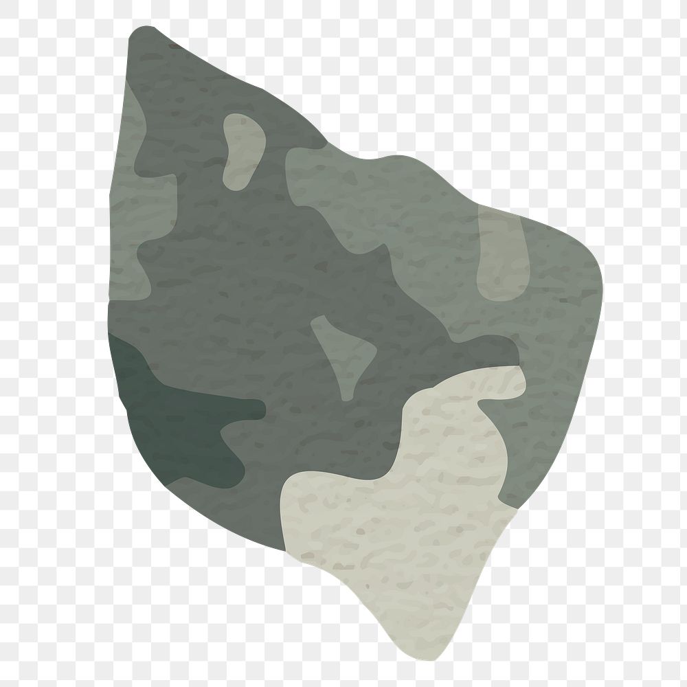 Png stone shape sticker, gray | Free PNG Sticker - rawpixel