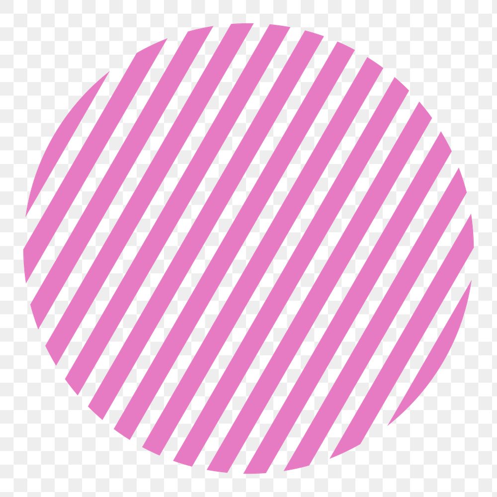 Striped circle png sticker, geometric | Free PNG - rawpixel