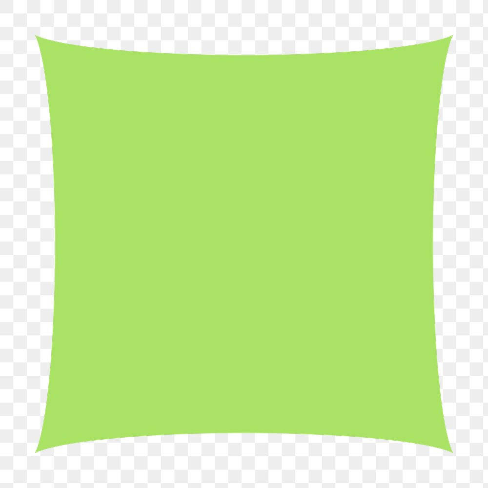 Green square png sticker, abstract | Premium PNG - rawpixel