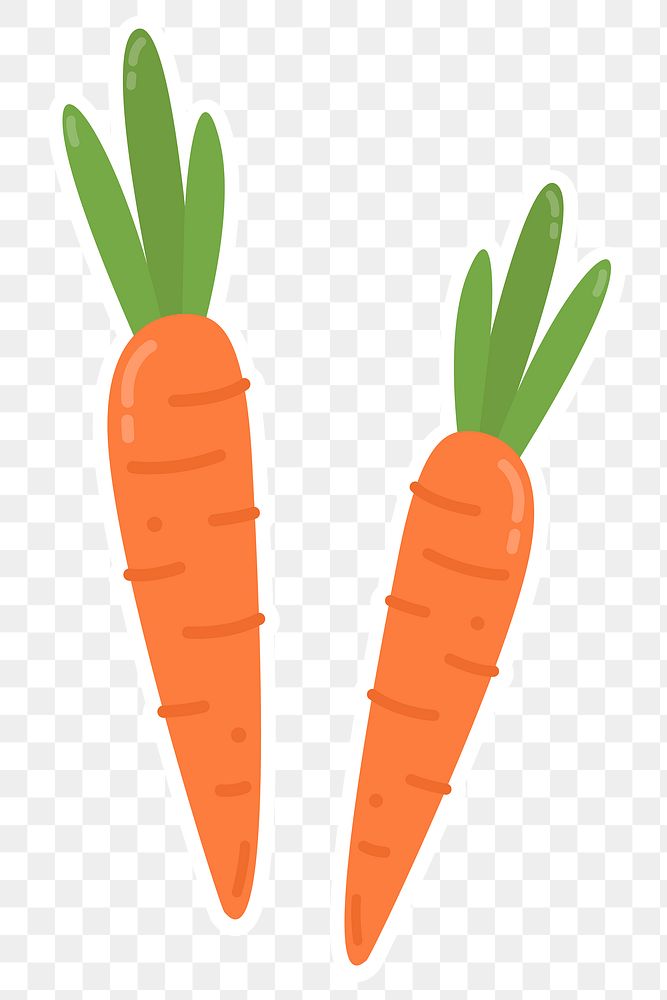 Png colorful carrot food sticker | Free PNG Sticker - rawpixel