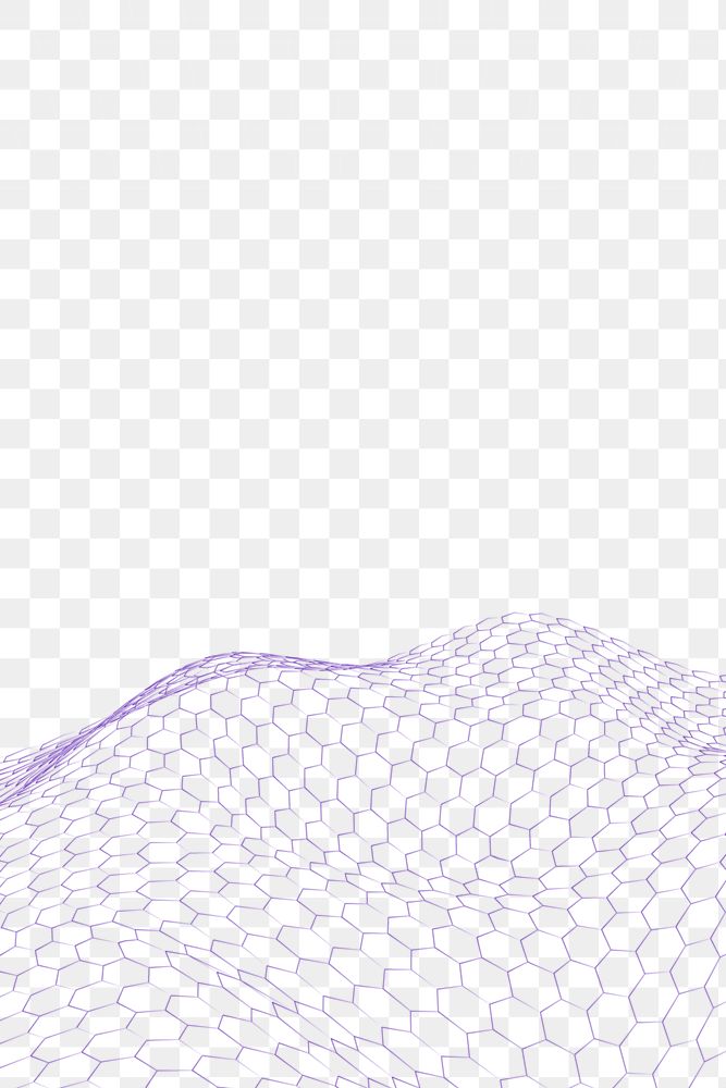 Purple 3D wave pattern design | Free PNG Sticker - rawpixel