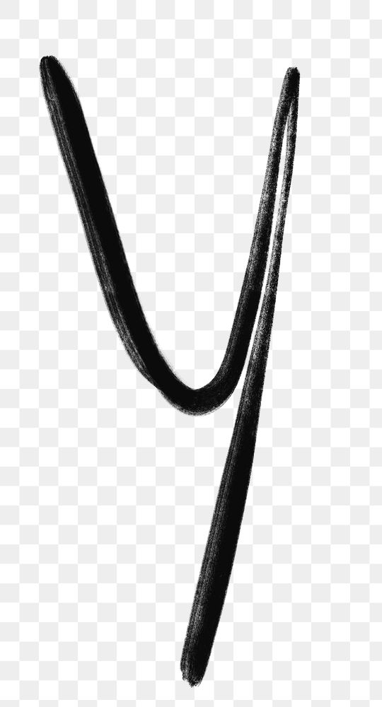 Letter Y cursive typography png | Free PNG Sticker - rawpixel