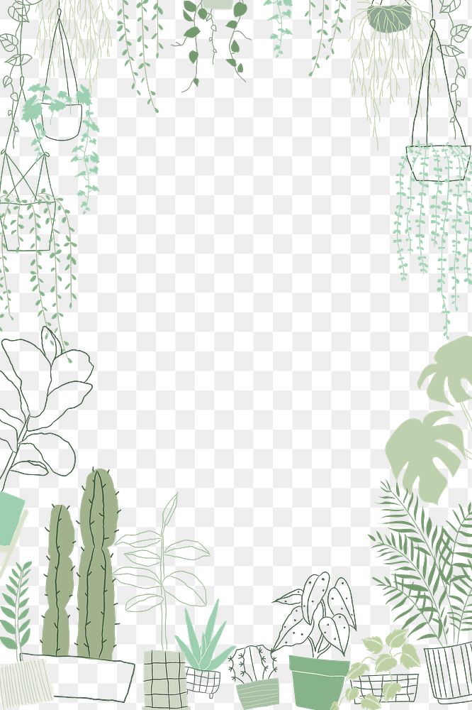 Plant png frame in hand | Free PNG - rawpixel