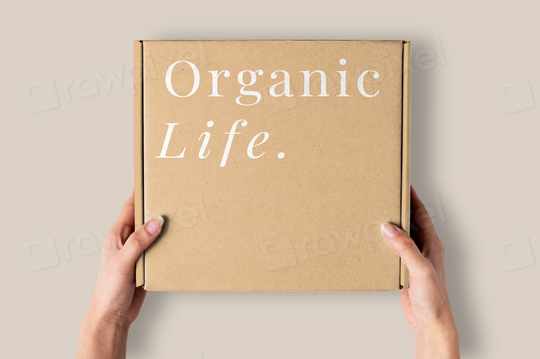 Parcel box mockup, editable product | Free Mockup Generator - rawpixel