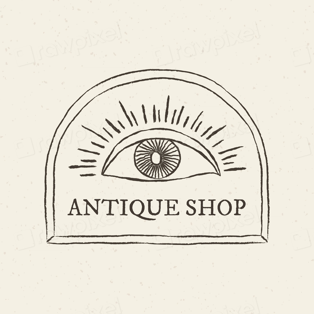 Antique shop logo template, editable | Premium Logo Maker - rawpixel