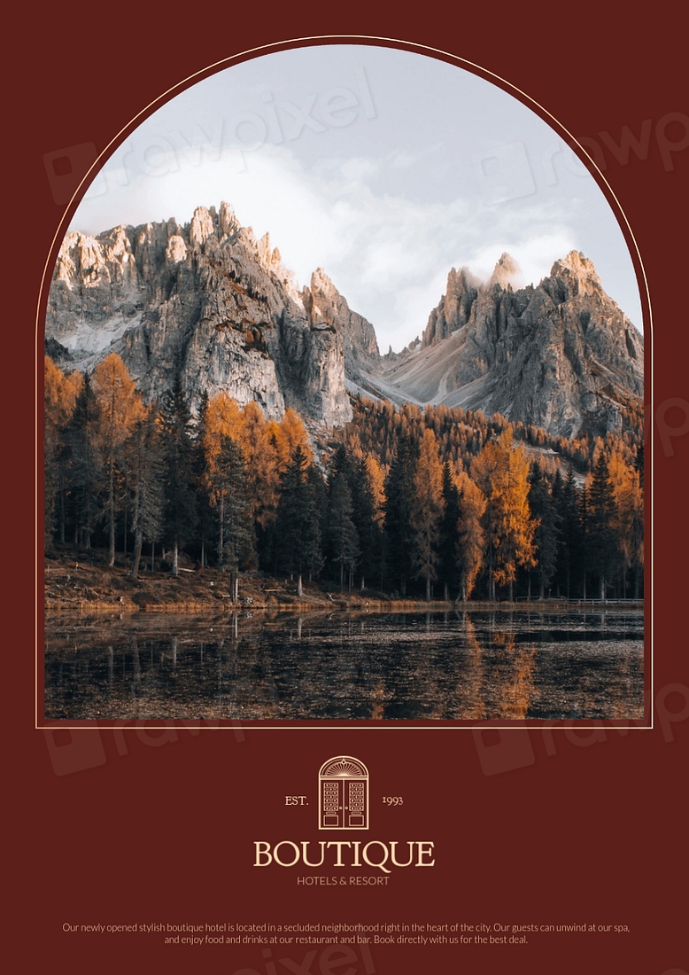 Editable retro red poster template, | Premium Editable Template - rawpixel