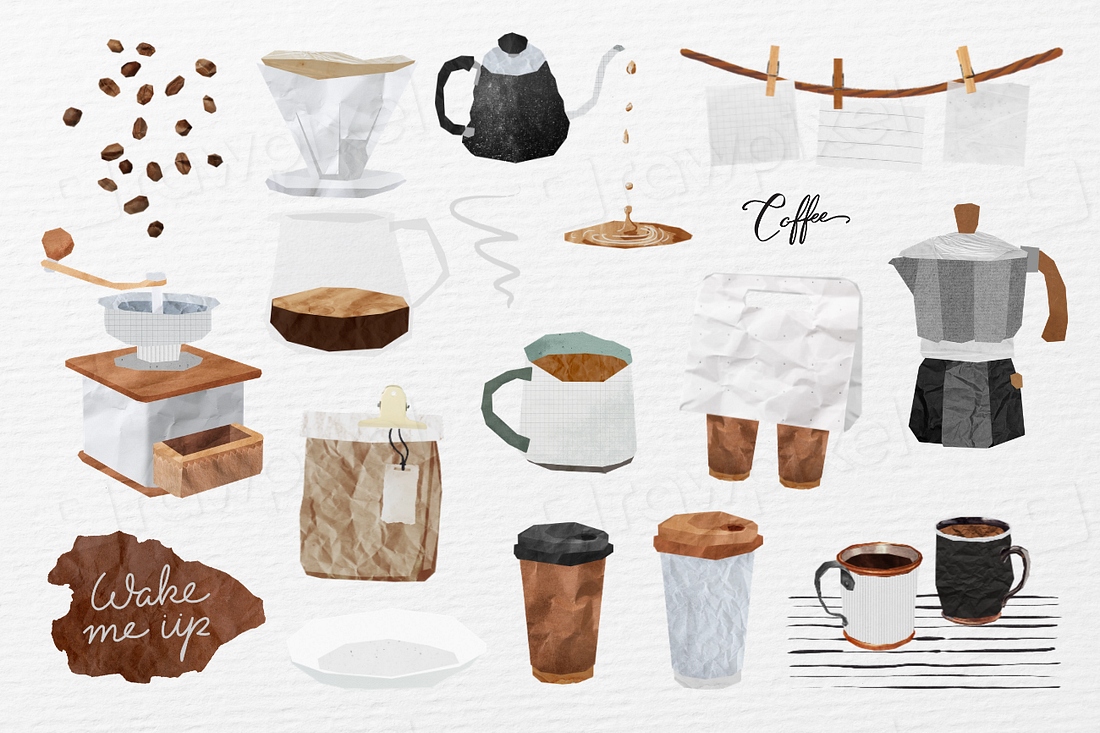 Coffee aesthetic, editable journal collage | Premium Collage Maker ...