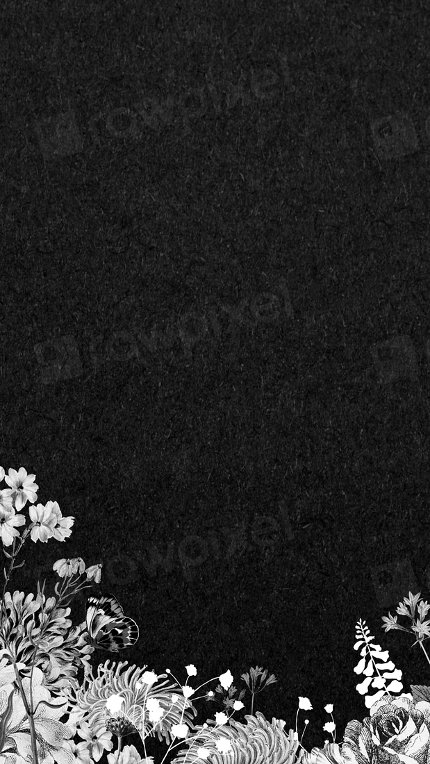 Vintage flower border mobile wallpaper, | Premium Editable Design ...